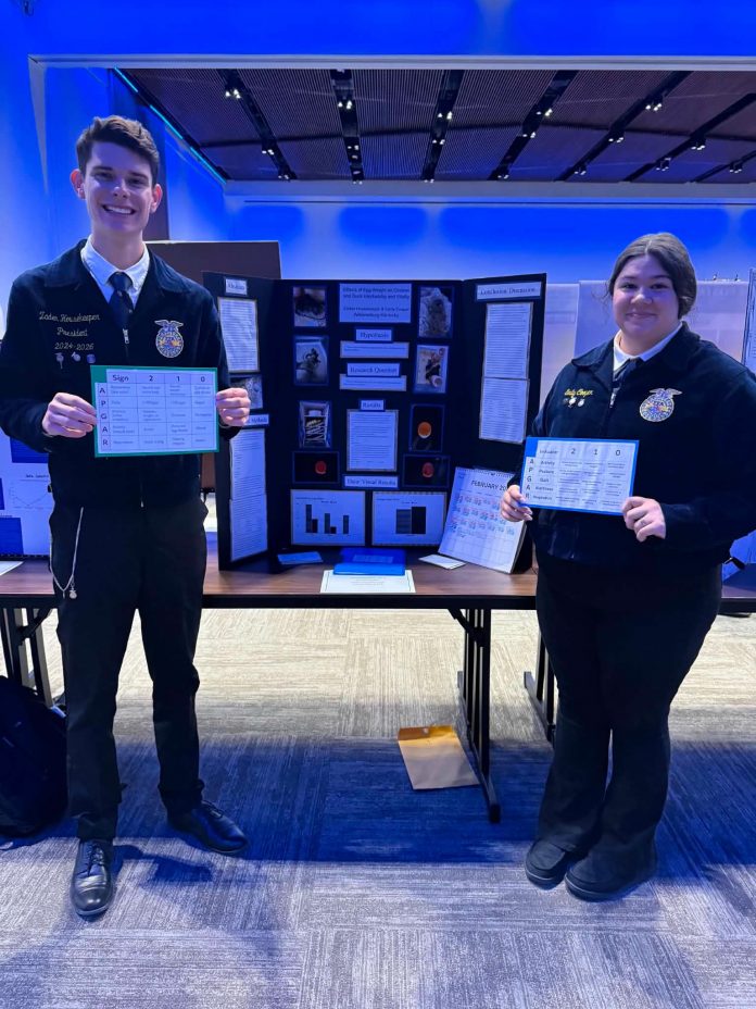 Williamsburg FFA State Convention in Lexington, several honors